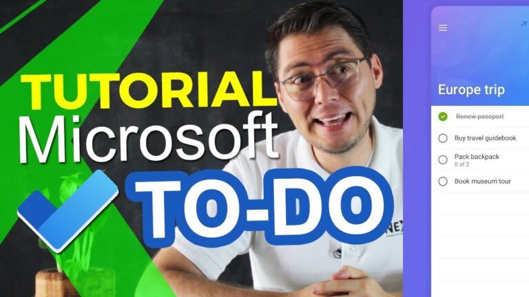Cómo usar Microsoft To Do: guía completa para ser más productivo | Tutorial de Microsoft To Do ...