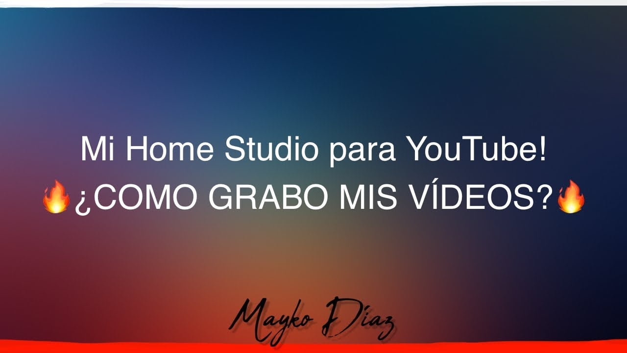 Recorrido por mi estudio de YouTube: cómo configuro y produzco mis ...